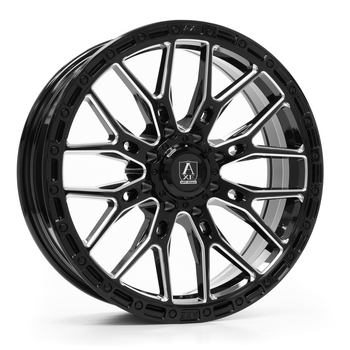 Axe Atlas Atv Wheels Rims 20x7 4x137 4x156 Gloss Black Milled 10mm ...