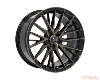 Axe Ex40 Wheels Rims 20x8.5 5x108 Black Machined With Dark Tint 40mm ...