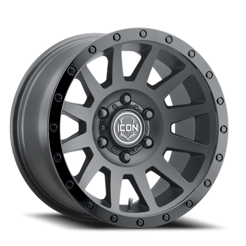 Icon Alloys Compression Wheels Rims 17x8.5 6x139.7 Black 25mm ...