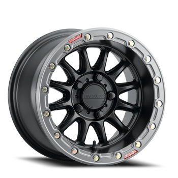 Raceline Alpha Atv Wheels Rims 15x10 5x114.3 Black W/ Gunmetal Ring ...