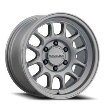 Raceline 958T Rogue Wheels Rims 17x8 5x110 Titanium 30mm | 958T-78021+30