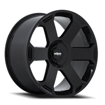 Rotiform Avs Wheels Rims 22x10.5 5x112 Gloss Black 10mm | R905220543+10