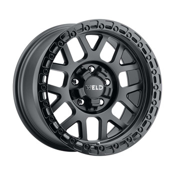 Weld Off-Road Cinch Wheels Rims 20x10 5x120 5x130 Satin Black W/ Gloss ...