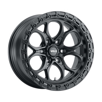 Weld Off-Road Ledge 6 Wheels Rims 18x10 6x139.7 Satin Black W/ Satin ...