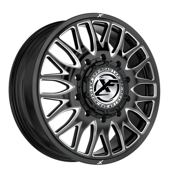 Xf Off-Road Dually Xf-240 Wheels Rims 26x8.25 10x225 Gloss Black ...