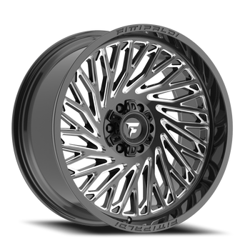 Fittipaldi Offroad Fa15Bm Wheels Rims 22x10 8x165.1 Gloss Black Milled ...