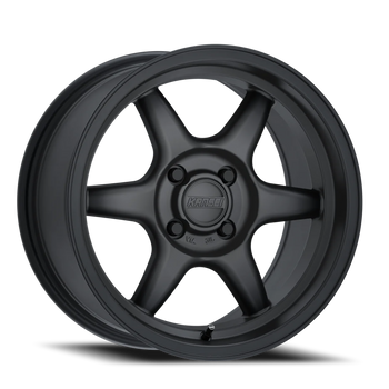 Kansei Tandem Wheels Rims 15x8 4x100 Satin Black 0mm | K11SB-158010-00