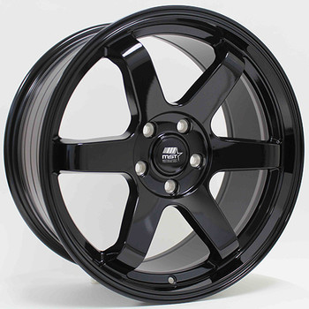 Mst Mt01 18x9.5 5x114.3/5x4.5 Gloss Black 35mm Wheels