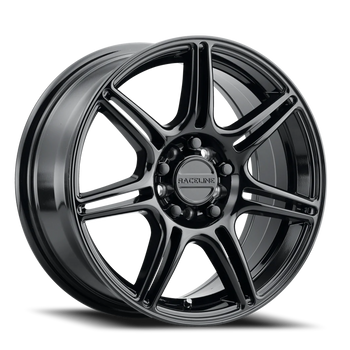 Raceline Apex Wheels Rims 17x7.5 5x112 5x120 Gloss Black 40mm | 148B ...