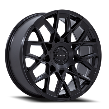 Status St005 Matrix Wheels Rims 22x9.5 5x112 5x120 Black 20mm ...
