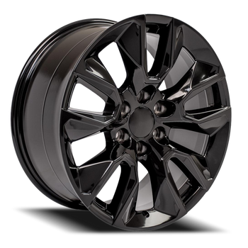 Oe Wheels Cv32 22x9 6x139.7/6x5.5 Black 28mm Wheels | BB Wheels