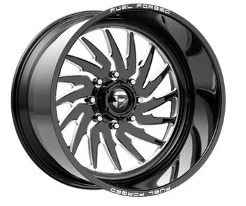 Fuel Ff110 Wheels Rims 22x10 8x165.1 Gloss Black Milled -25mm ...