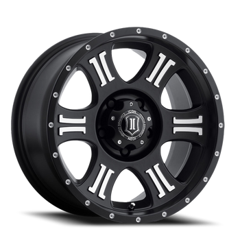 Icon Alloys Shield Wheels Rims 20x9 5x150 Satin Black Machined 16mm ...
