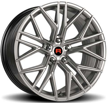 Rennen Ft12 Wheels Rims 20x10.5 5x120 Brushed Silver 38mm ...