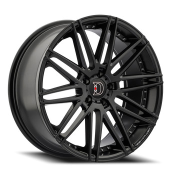 Defy D01 Wheels Rims 22x9 5x120 Satin Black 35mm | D01090547+35SB