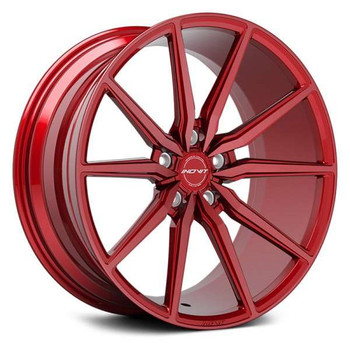 Inovit Frixion 5 Wheels Rims 19x9.5 5x120 Candy Red Machined & Milled W ...