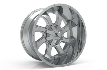 Karma Offroad K27 Wheels Rims 20x10 5x139.7 5x150 Chrome -12mm | K27 ...