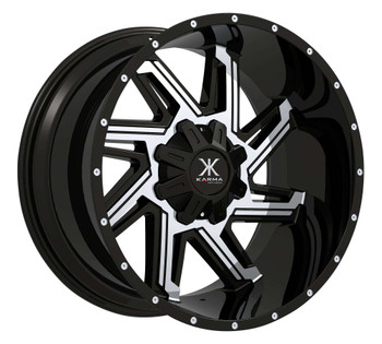 Karma Offroad K29 Wheels Rims 20x10 8x170 Black Machined -24mm | K29 ...