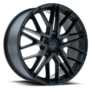 Liquid Metal Fin Wheels Rims 20x8.5 5x114.3 Satin Black 40mm | L36-2865SB