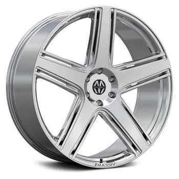 Massiv 926 Wheels Rims 22x9 5x115 Chrome 15mm | MAS926-22964C