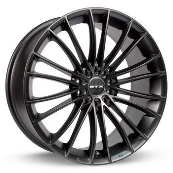 RTX Turbine Ii 17x7.5 5x108/5x4.25 Satin Black 38mm Wheels