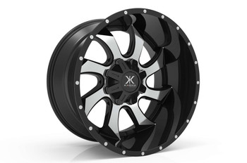 Karma Offroad K27 Wheels Rims 20x12 8x165.1 Black Machined -44mm | K27 ...