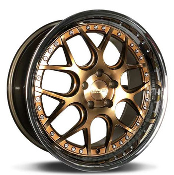 Rennen Csl-2 Wheels Rims 19x9.5 Blank Custom Drilled Tinted Bronze W ...