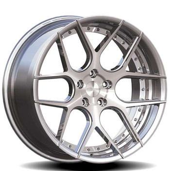 Rennen Csl-4 Wheels Rims 22x9 Blank Custom Drilled Silver Machined W ...