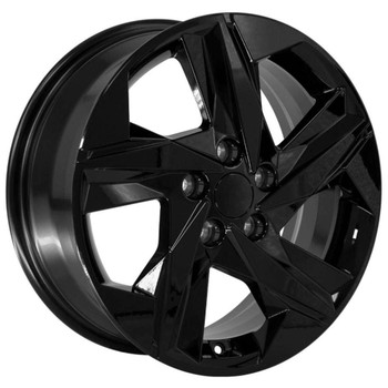 Oe Hy12 Wheels Rims 17x7 5x114.3 Gloss Black 45mm | HY12-17070-5450-45B