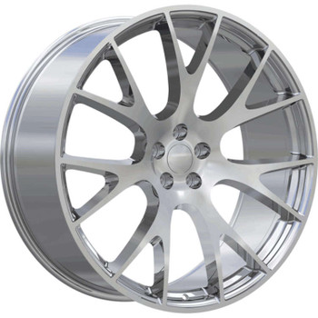 Replica 218 22x9.5 5x115 Chrome 15mm Wheels