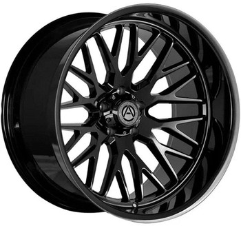 Artem Novus Wheels Rims 26x14 6x139.7 Gloss Black -76mm | A206 ...