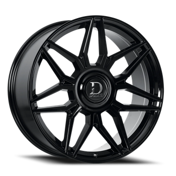 Dolce Luxury Verona Wheels Rims 22x9.5 6x135 6x139.7 Gloss Black 35mm ...