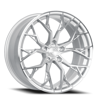Dolce Performance Aria Wheels Rims 19x8.5 5x114.3 Gloss Silver Machined ...
