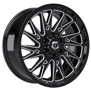 Tis 547Bm Wheels Rims 20x10 5x114.3 5x127 Gloss Black W/ Milled Accents ...