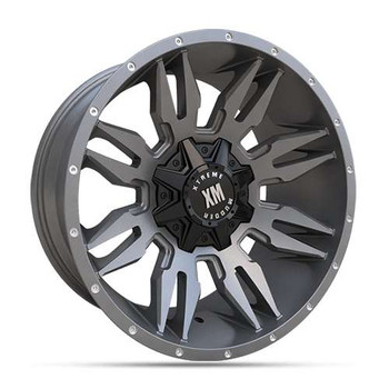 Xm Offroad Xm-320 Wheels Rims 20x10 5x150 5x139.7 Semi Matte Gunmetal ...