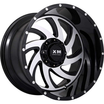 Xm Offroad Xm-324 Wheels Rims 20x9 8x180 Gloss Black Machined 0mm ...