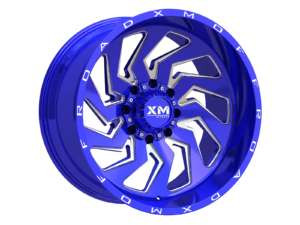 Xm Offroad Xm-353 Wheels Rims 22x12 6x135 6x139.7 Candy Blue Milled ...