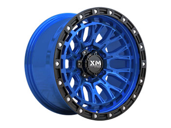 Xm Offroad Xm-702 Wheels Rims 17x9 6x139.7 Candy Blue W/ Black Lip 0mm ...