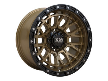 Xm Offroad Xm-702 Wheels Rims 17x9 6x139.7 Semi Matte Bronze W/ Black ...