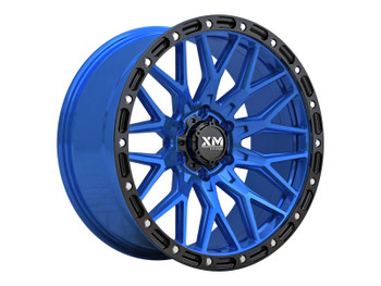 Xm Offroad Xm-704 Wheels Rims 18x9 5x127 Candy Blue W/ Black Lip 0mm ...