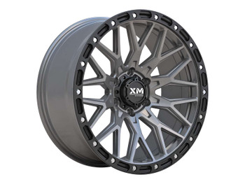 Xm Offroad Xm-704 Wheels Rims 18x9 5x127 Semi Matte Gunmetal W/ Black ...