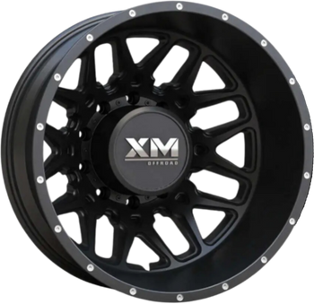 Xm Offroad Dually Xm-900 Wheels Rims 24x8.25 10x225 Matte Black -202mm