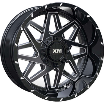 XM Offroad Xm-313 Wheels Rims 20x12 Blank Custom Drilled Gloss Black ...