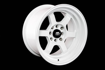 Mst Time Attack Wheels Rims 15x8 5x114.3 Gloss White 35mm | 01T-5865-35-WHT