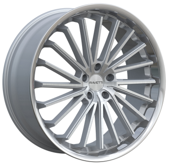 Ravetti M14 20x10 5x114.3 Silver Brushed Stainless 40 Wheels