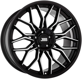 Big Baller Brand H148 Z08 Wheels Rims 20x10.5 5x120 Gloss Black With ...