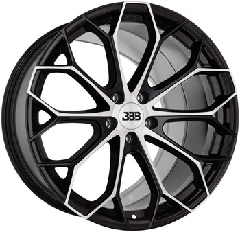 Big Baller Brand H153 Z09 Wheels Rims 20x10.5 5x112 Gloss Black With ...