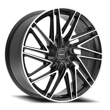Motiv 429Mb Wheels Rims 24x9.5 5x115 5x120 Black Machined 15mm | 429MB ...
