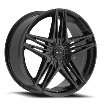 Motiv 440B 17x7.5 5x108 5x114.3 Gloss Black 40mm Wheels