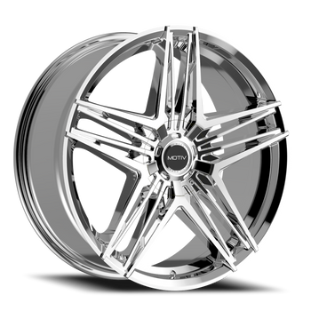 Motiv 440C 18x7.5 5x112 5x114.3 Chrome 40mm Wheels